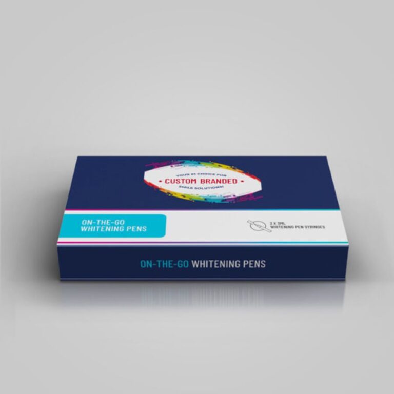 Custom Branded On-The-Go Teeth Whitening Pen Kit (Low MOQ)
